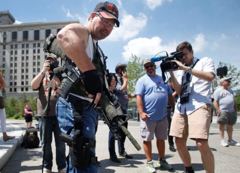 In some cities, police push back against 'open carry' gun laws