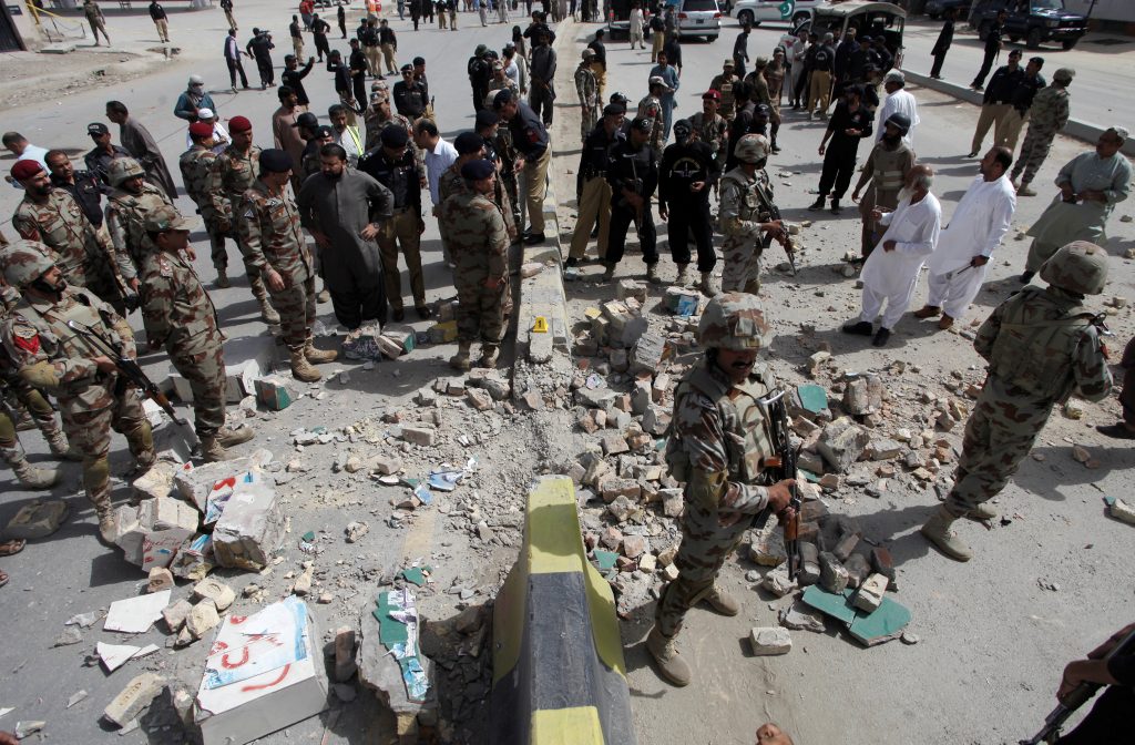 Blast wounds 13 in Pakistani city on edge after big large suicide attack