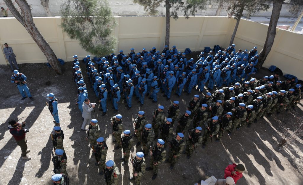 Hundreds of police trained by Turkey start work in northern Syria