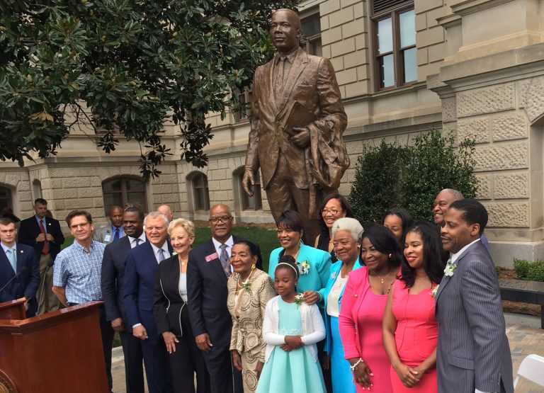 Georgia unveils statue of civil rights leader King on capitol grounds
