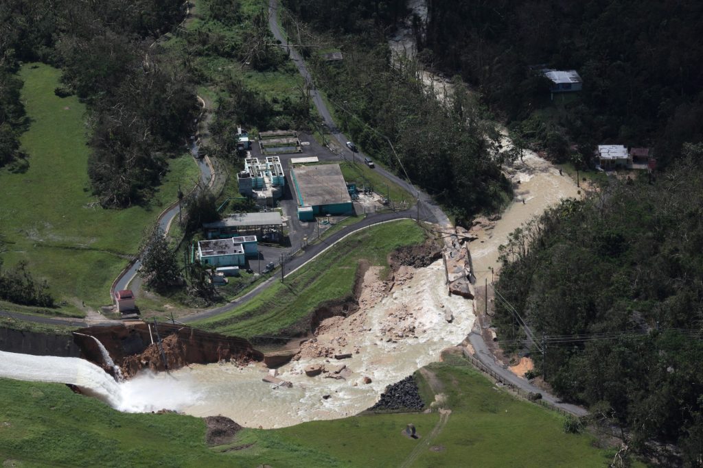 Puerto Rico evacuates area near crumbling dam, asks for aid