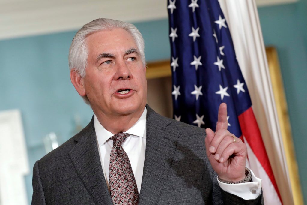 Exclusive - State Dept. revolt: Tillerson accused of violating U.S. law ...