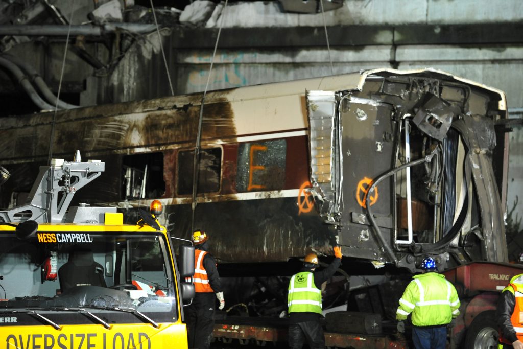 U.S. investigators seek answers from train crew in Washington derailment