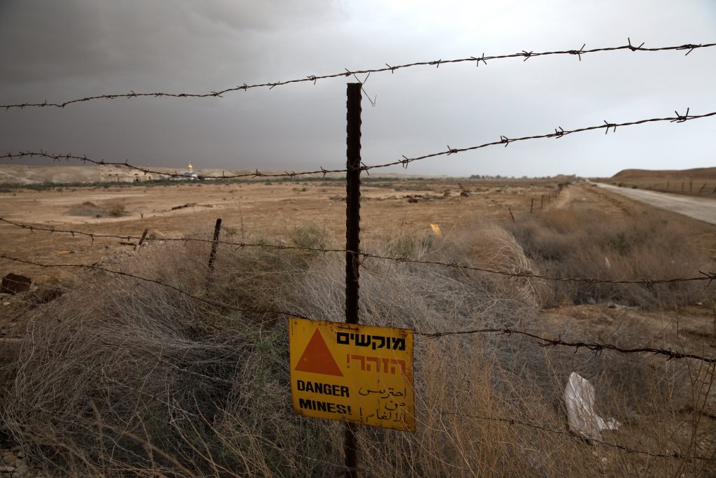 Landmine clearing near Jordan River baptism site begins before Easter