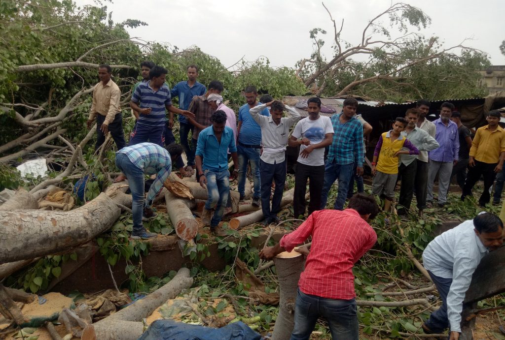 Storms kill at least 78 in western and northern India