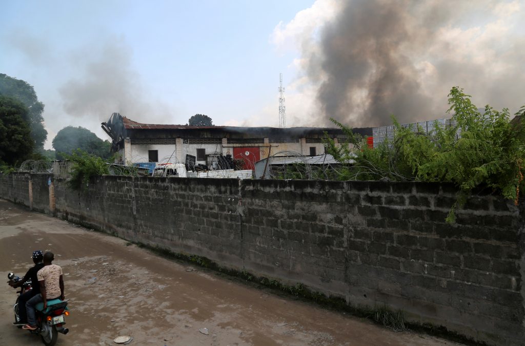 Congo fire destroys thousands of voting machines for presidential election