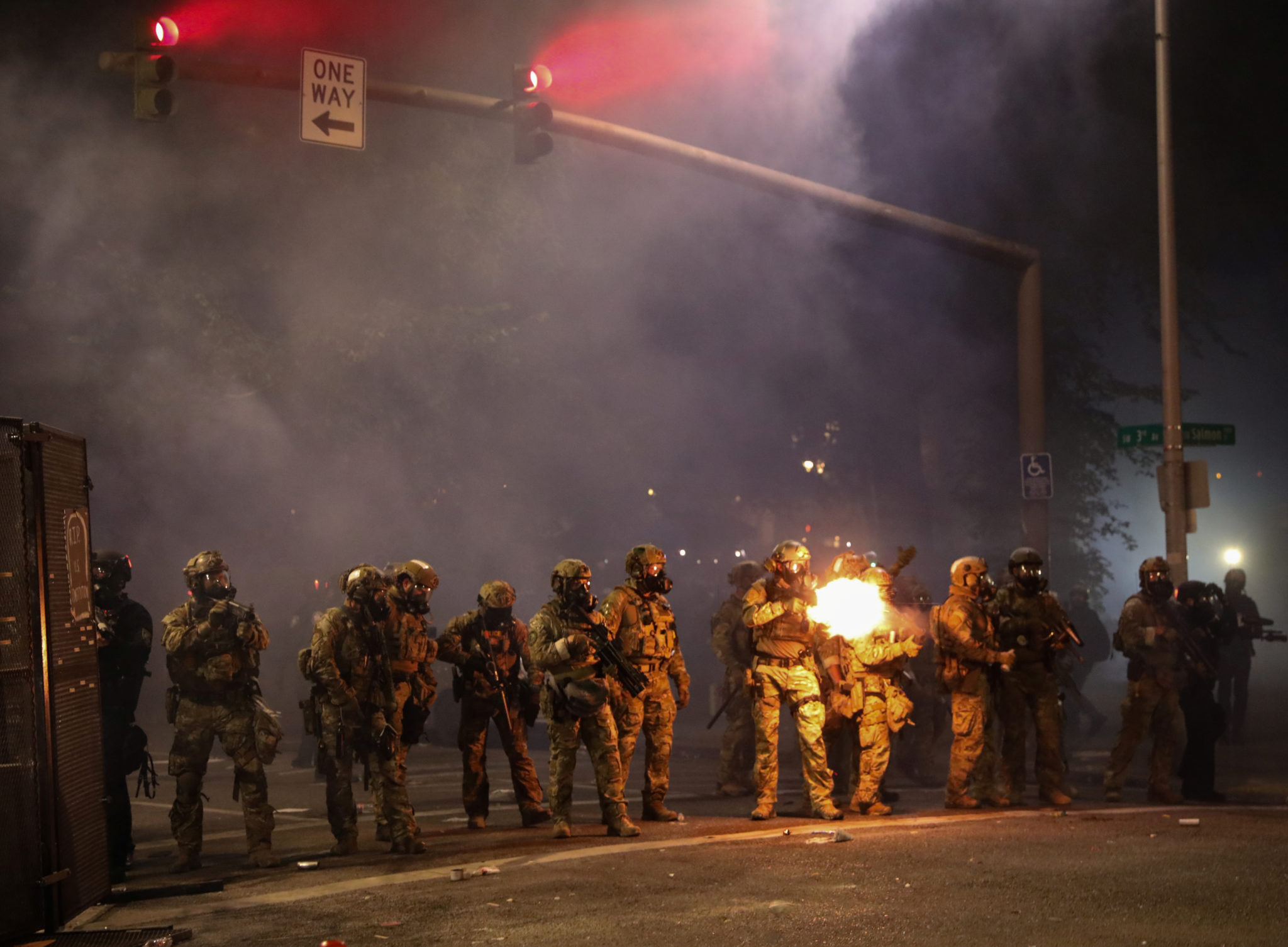 Federal agents fire tear gas again at Portland protesters | The Jim ...