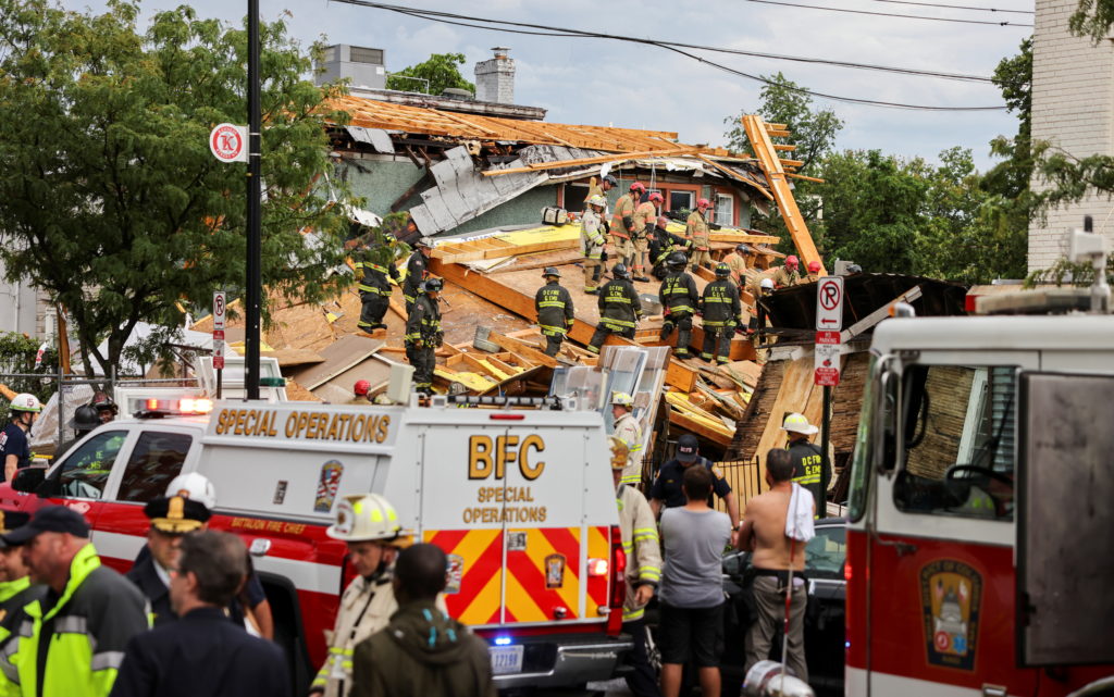 One trapped, several hurt in Washington building collapse | The Jim ...