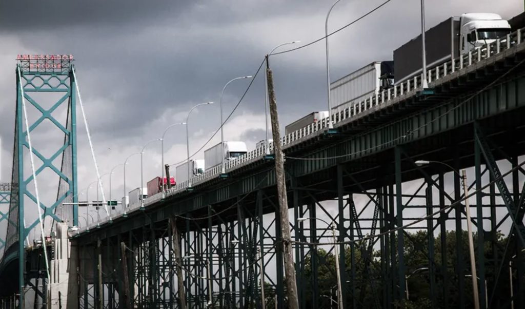 Busiest Border in North America shut down by 18 wheelers | The Jim ...