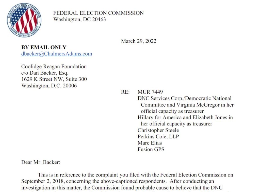 FEC “Its clear the Law was broken” Fines Clinton 8,000 bucks | The Jim ...