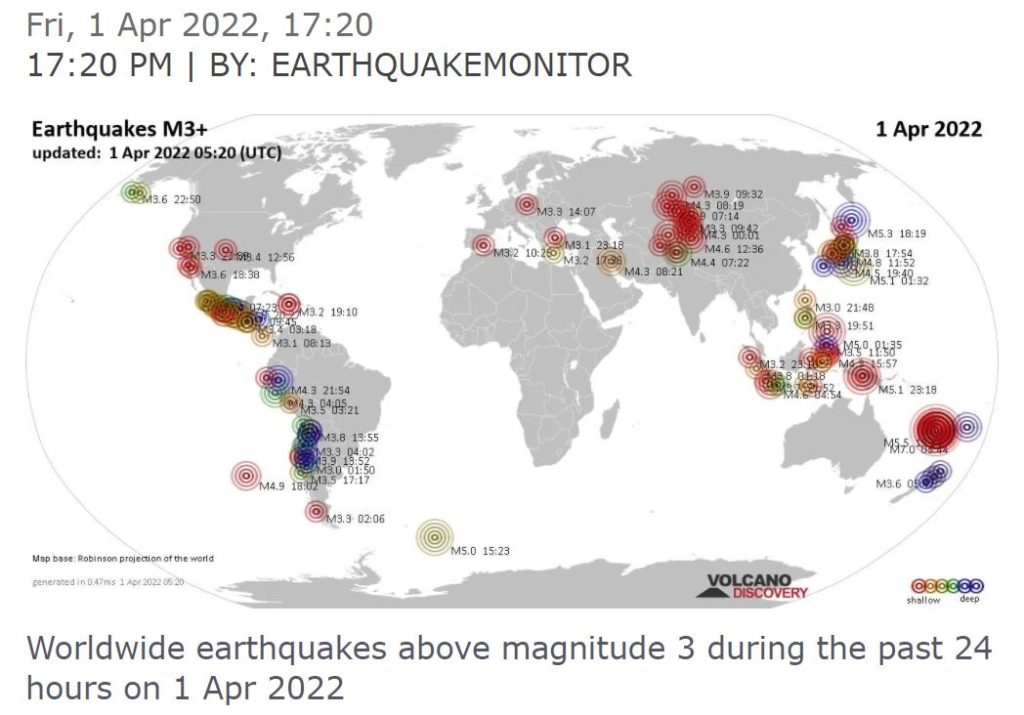 Today's earthquake report | The Jim Bakker Show