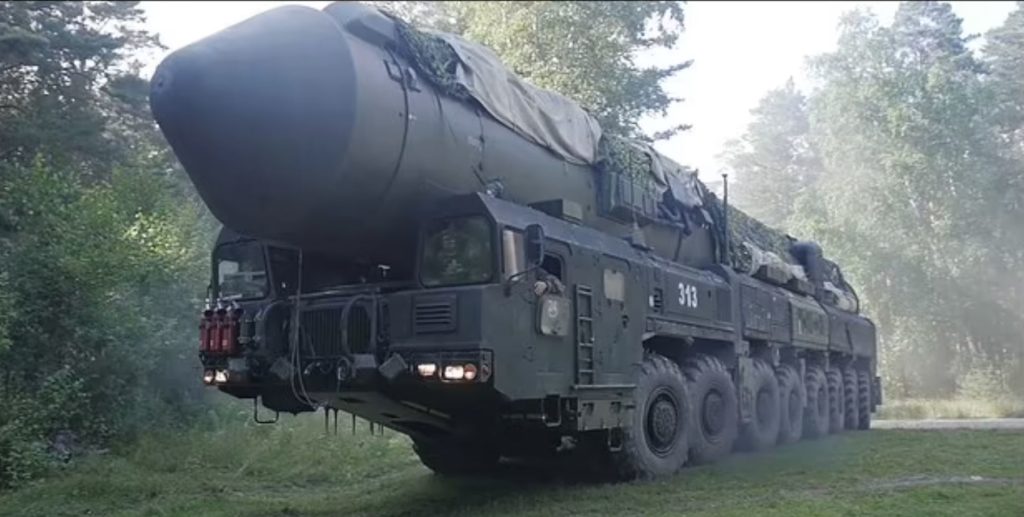 Mobile ICBM launcher stages drills as former President issues another ...