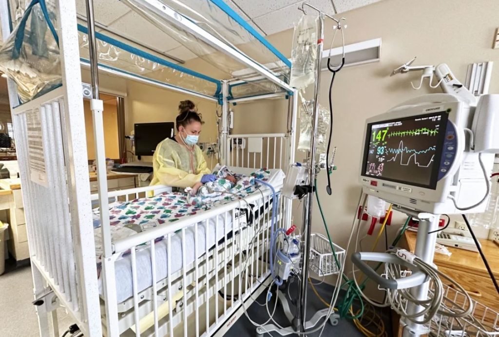 Children getting sick with RSV having hard time finding a hospital bed ...