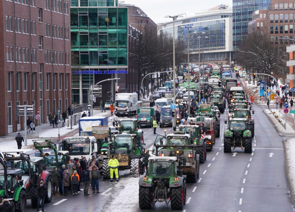 Farmers take to the streets in a Tractor Protest over Government’s ...