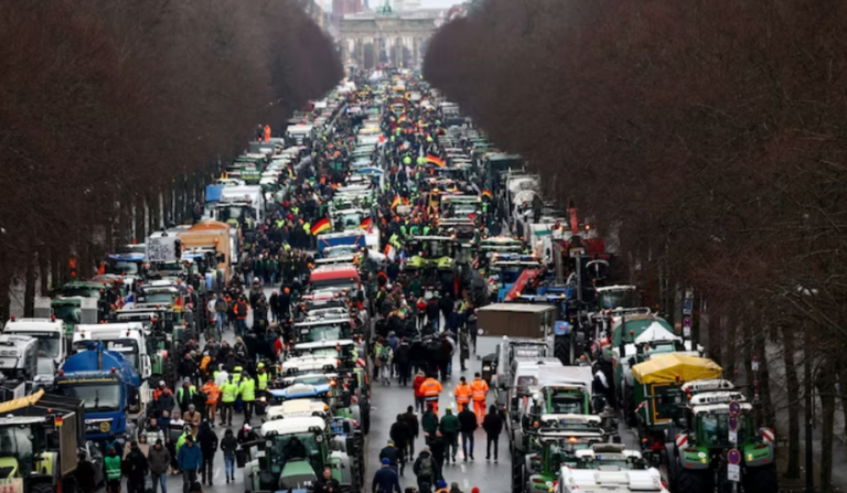 Berlin farmers protest gains support | The Jim Bakker Show